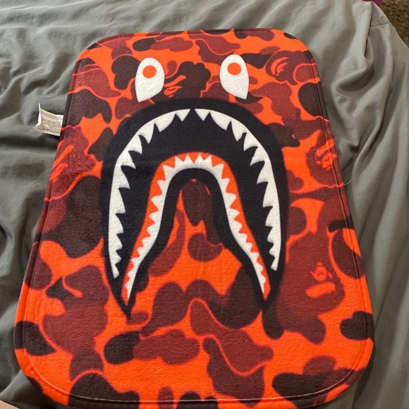Bape | Accents | Custom Bape Red Rug | Poshmark